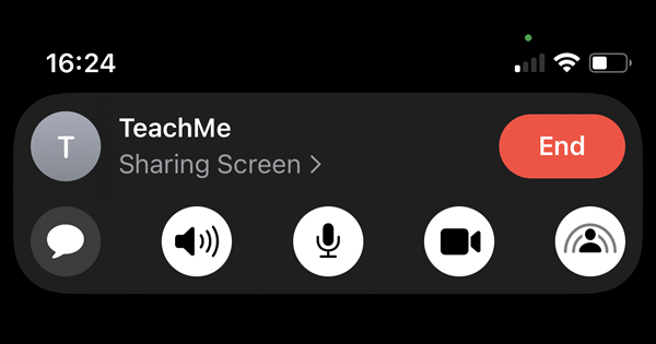 ฟีจเจอร์ใหม่ใน iOS 15.1: วิธีแชร์หน้าจอ เมื่อโทร FaceTime บน iPhone - TeachMe iPhone
